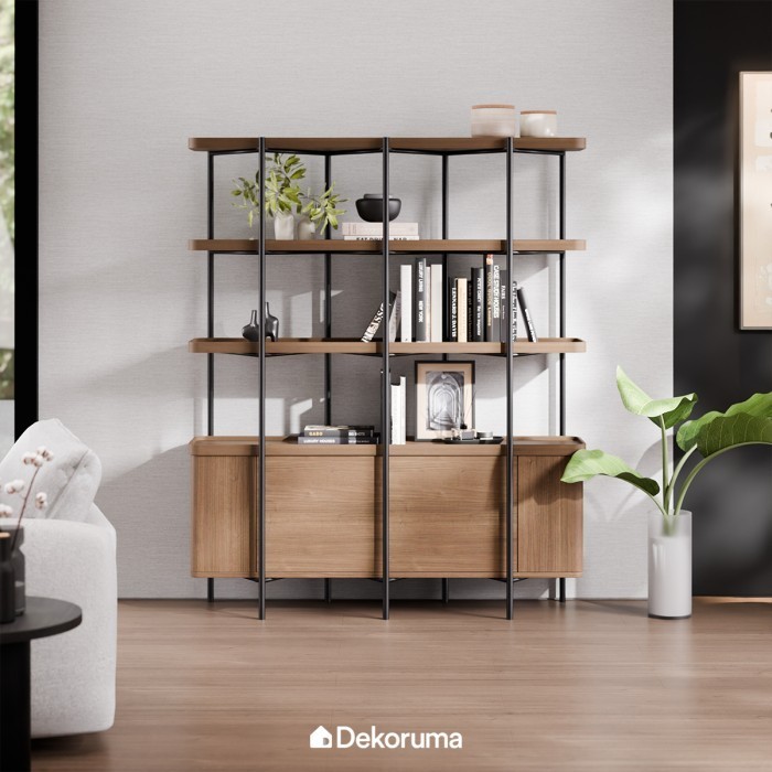 Jual Dekoruma Tenzo VECTOR Lemari Rak Display Medium | Shopee Indonesia