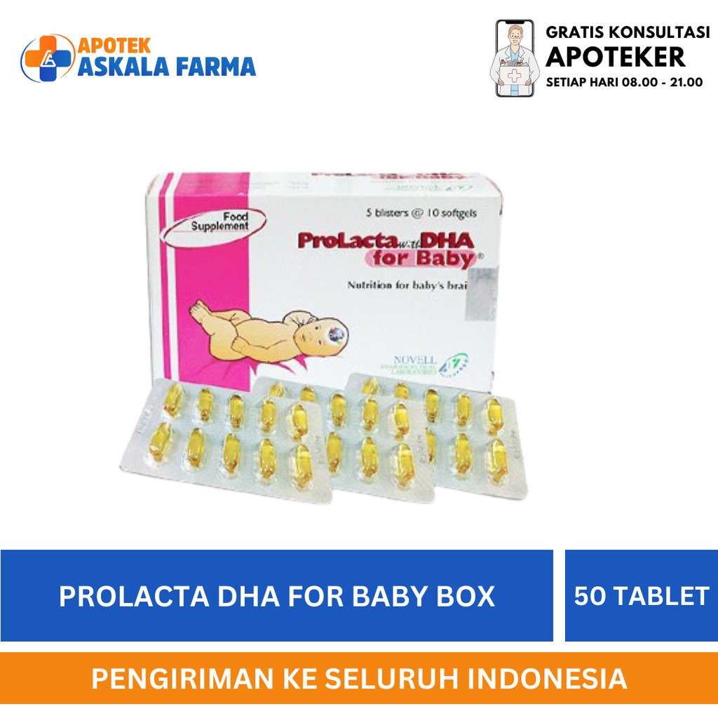 Jual Prolacta With Dha For Baby Kapsul / Suplemen Vitamin Bayi | Shopee ...