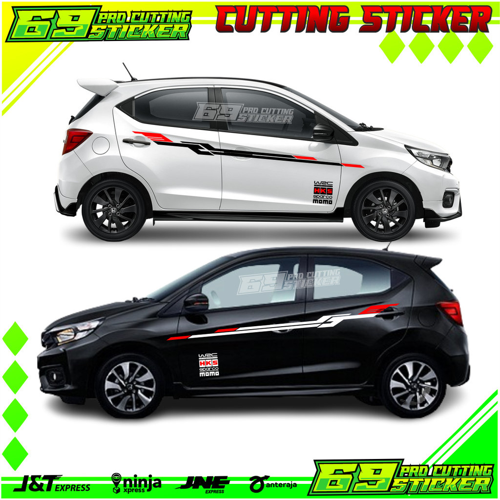 Jual Stiker mobil HONDA ALL NEW BRIO stiker mobil brio sticker brio ...