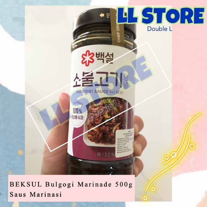 Jual TD BEKSUL Bulgogi Sauce For Beef BBQ | Saus Marinasi Bulgogi BBQ 500 gram | Shopee Indonesia