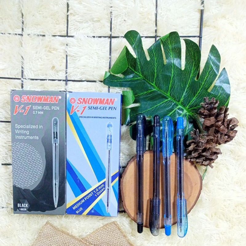 Jual PULPEN SNOWMAN V1 HITAM & BIRU PACK - ABO | Shopee Indonesia