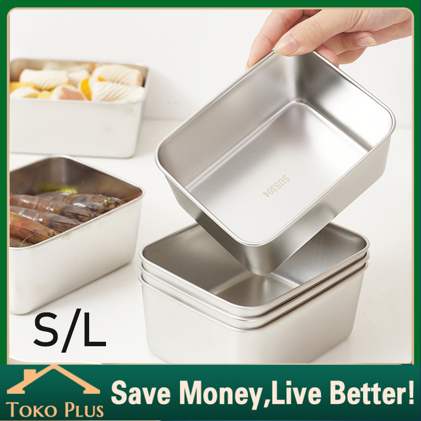 Jual Kotak Bekal Stainless Multifungsi/Kotak Wadah Makanan Toples Sayur ...