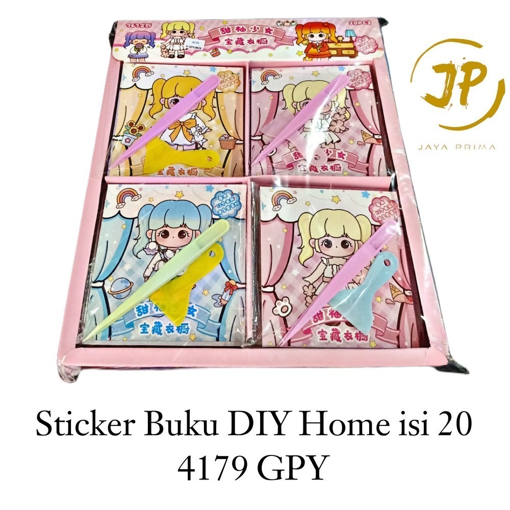 Jual MAINAN ANAK STICKER BUKU BAJU DIY HOME ISI 20 PCS | Shopee Indonesia