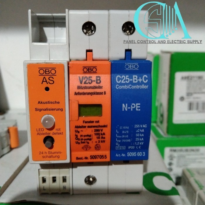 Jual SURGE ARRESTER OBO AS V25-B 2P B+C + NPE | Shopee Indonesia