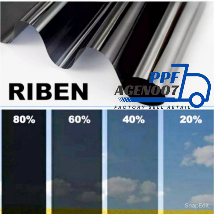 Jual Sticker Kaca Mobil Kaca Film Hitam Riben Untuk Mobil Rumah Dan Gedung harga 1 pcs 152cm X ...