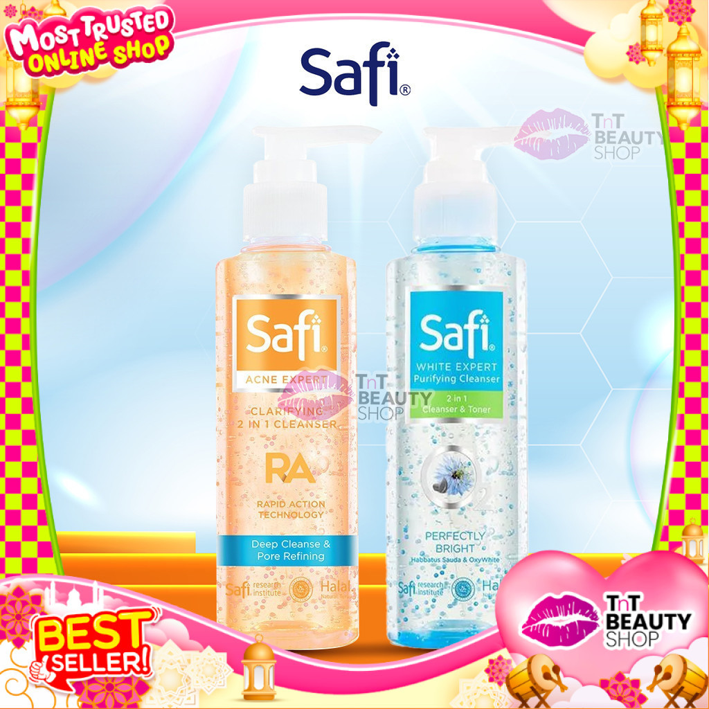 Jual Safi White Expert Oil Control & Anti Acne 2in1 Cleanser & Toner ...