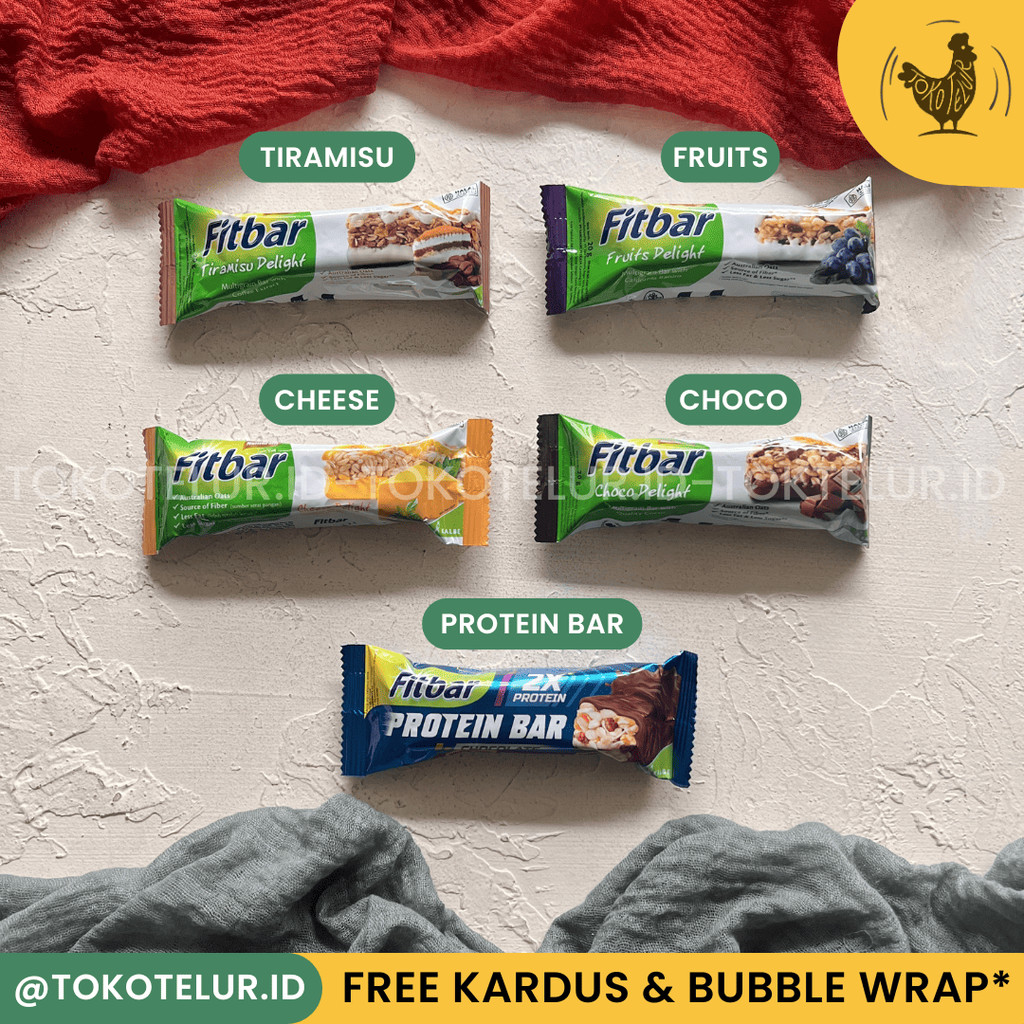 Jual FITBAR - MULTIGRAIN Cemilan Snack Sehat Rasa Choco/ Fruits ...