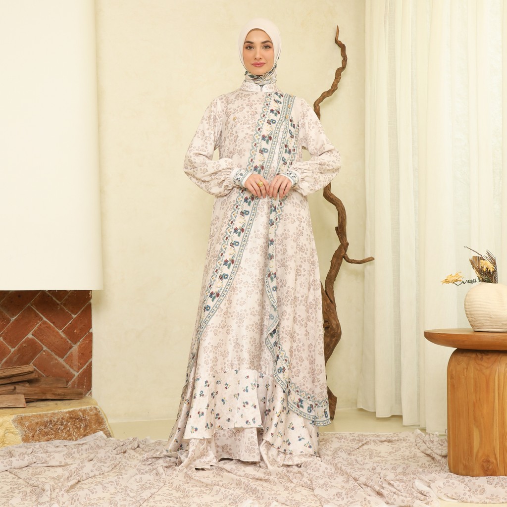 Jual Chanté - Melina Dress in Cream | Shopee Indonesia