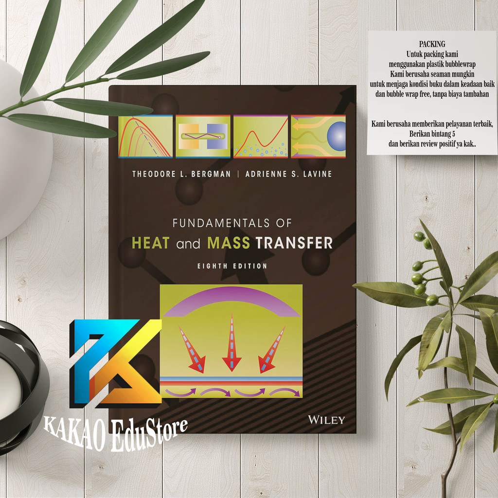 Jual Fundamentals of heat and mass transfer, Eighth Edition - Theodore L. Bergman | Shopee Indonesia
