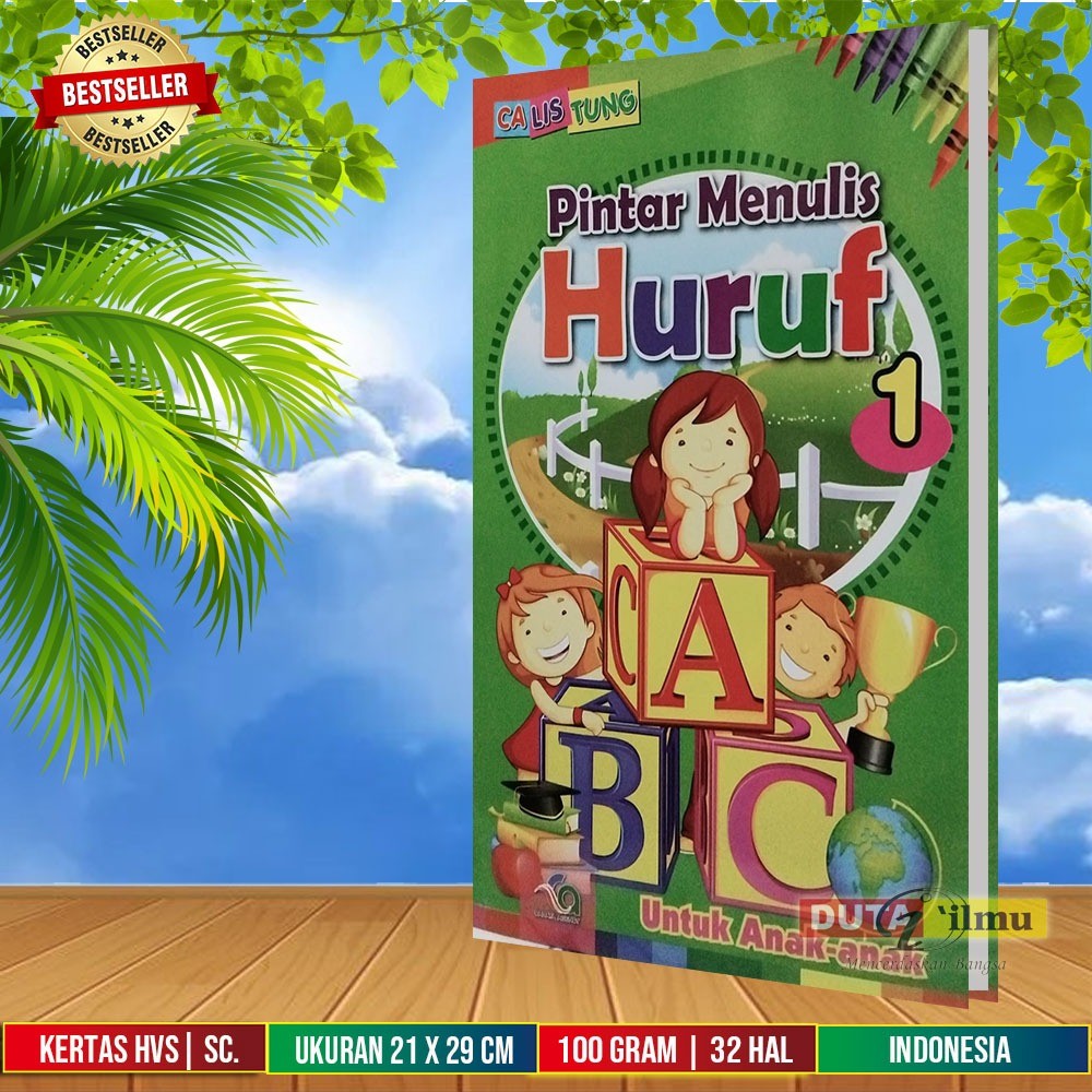 Jual Calistung PINTAR MENULIS HURUF - Untuk Anak-Anak [ Cahaya Agency ...