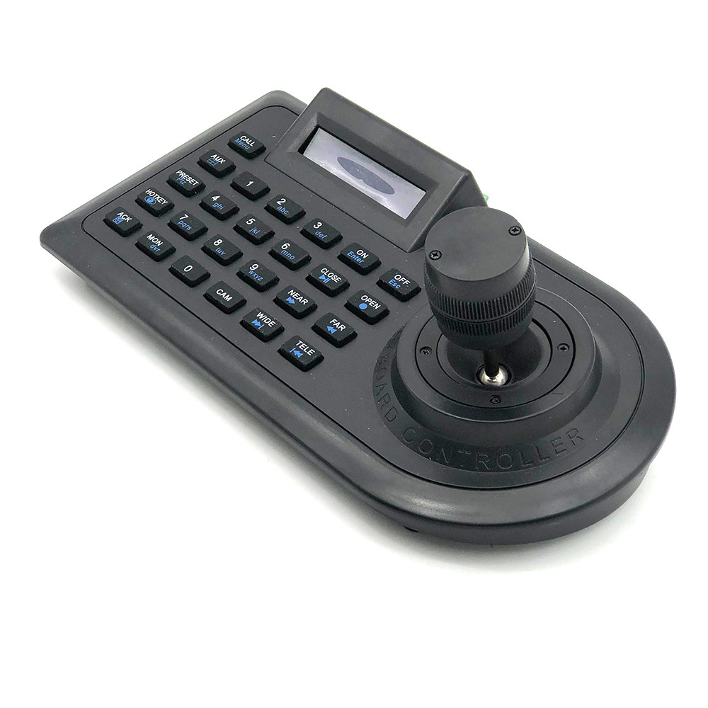 Jual 3D Axis Joystick CCTV Keyboard Controller Keypad for RS485 PTZ Speed Dome Security Analog ...