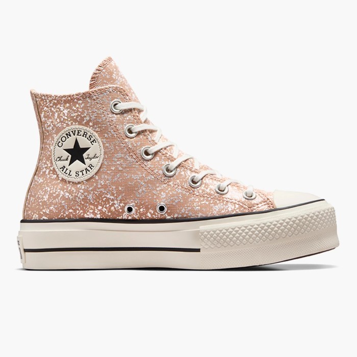 Jual Sepatu Sneakers Wanita Converse CT AS Lift Platform Glitter Dusty ...