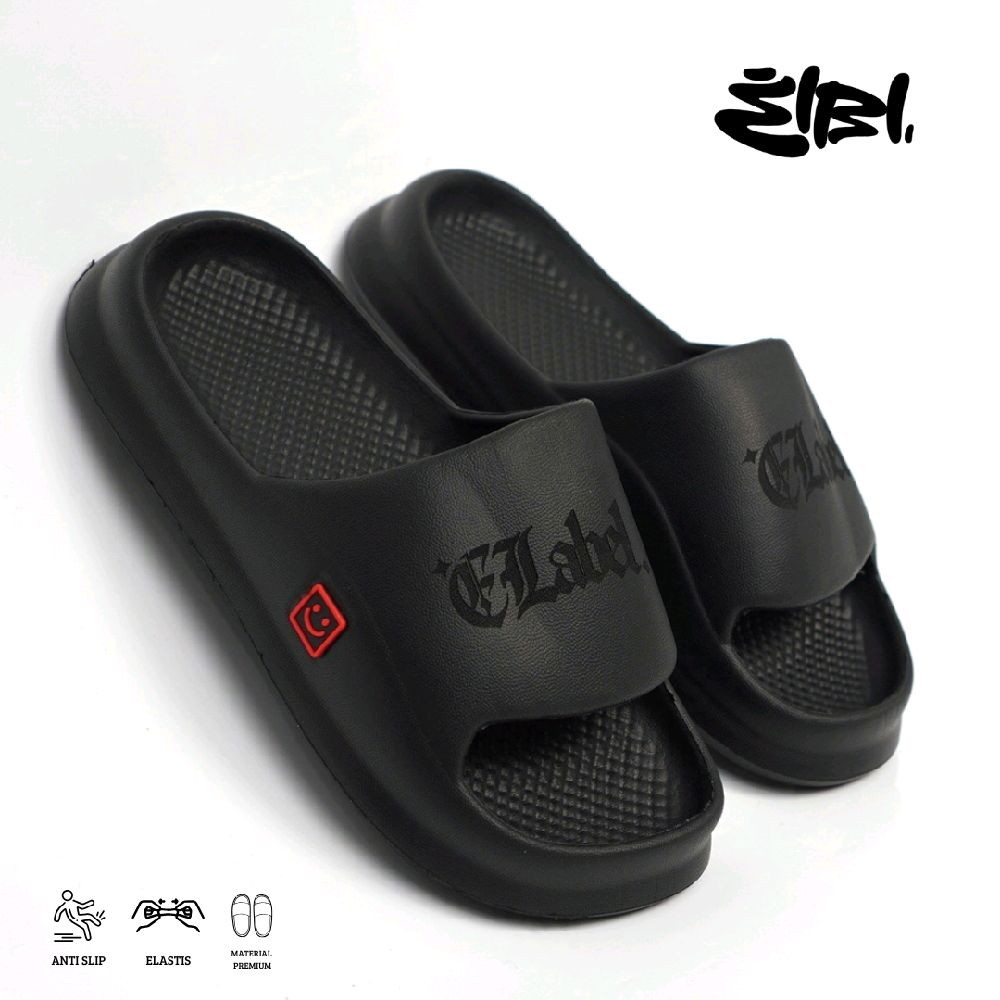 Jual E Label - Smiley Sandal | Sandal Slop Pria Sandal Jelly Sandal ...