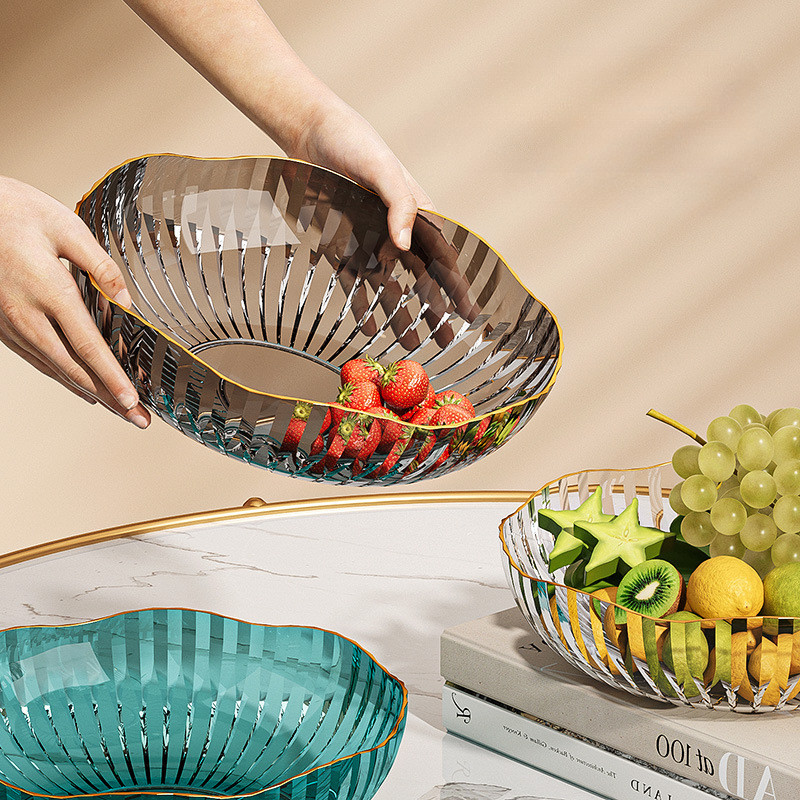 Jual Piring Makanan Penutup Permen Kristal Transparan Wadah Piring ...