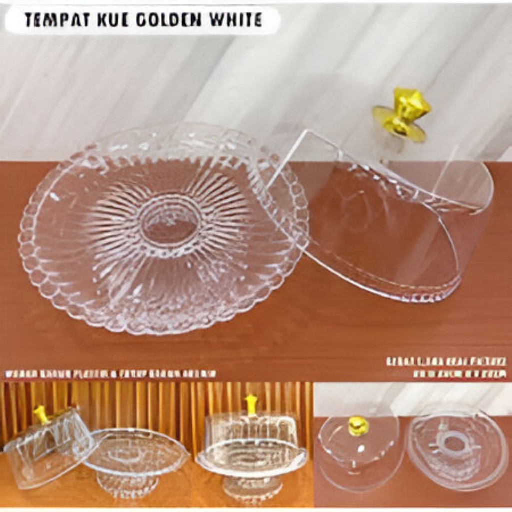 Jual Cake Stand Kristal Tempat Roti Akrilik Mewah, Display Kue Elegan untuk Pesta dan Pernikahan ...