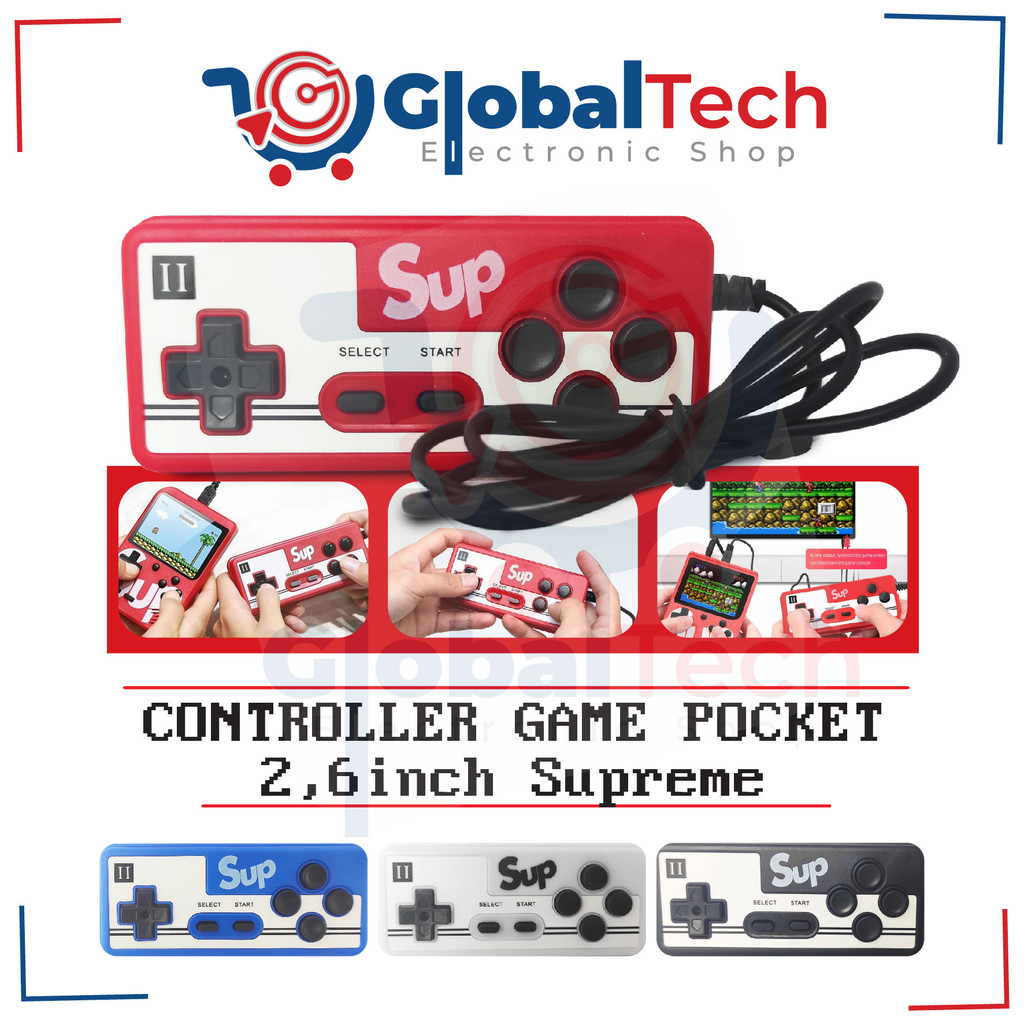 Jual Joystick Controller Gameboy SUPREME isi 400 Game in 1 Gamebot ...