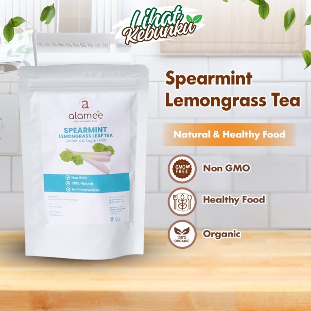 Jual Spearmint Lemongrass Tea Teh Daun Mint Daun Sereh Serai Minuman Herbal Alami LIHAT KEBUNKU ...