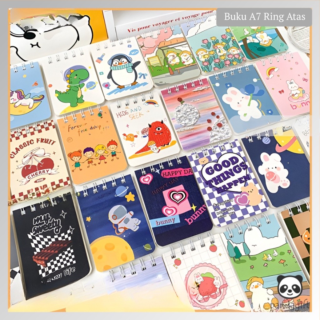 Jual Notebok A7 scrapbook mini buku kecil catatan notes kecil - GG0308 ...