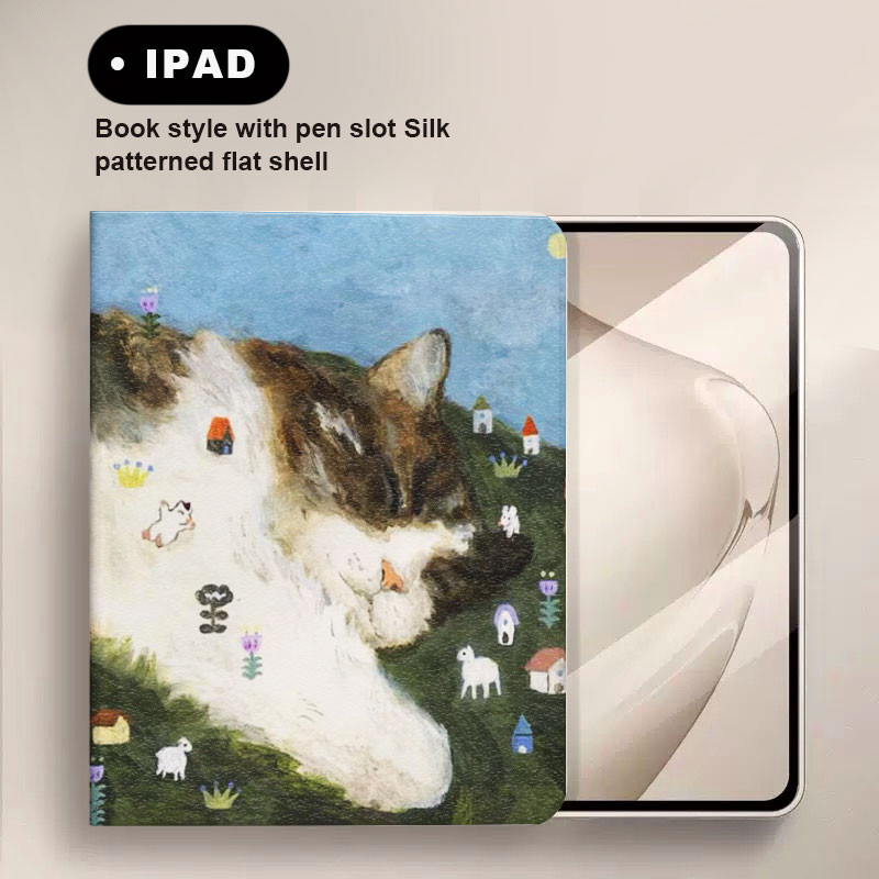 Jual Kucing lucu Case tablet for Samsung A8 10.5 inch A9 8.7 inch A9 ...