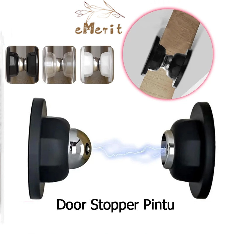 Jual Door Stopper Pintu Penahan Pintu Magnet Penahan Pintu Pemasangan ...
