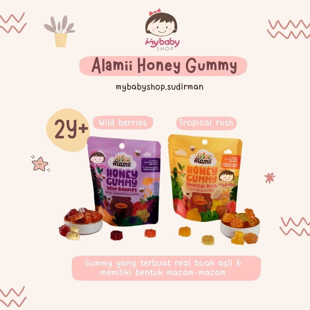 Jual Alamii - Honey Gummy - Permen Lunak / Permen Bentuk Buah / Permen ...