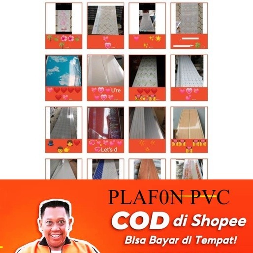 Jual harga plavon pvc pvc plafon perdus plavon pvc motif distributor ...