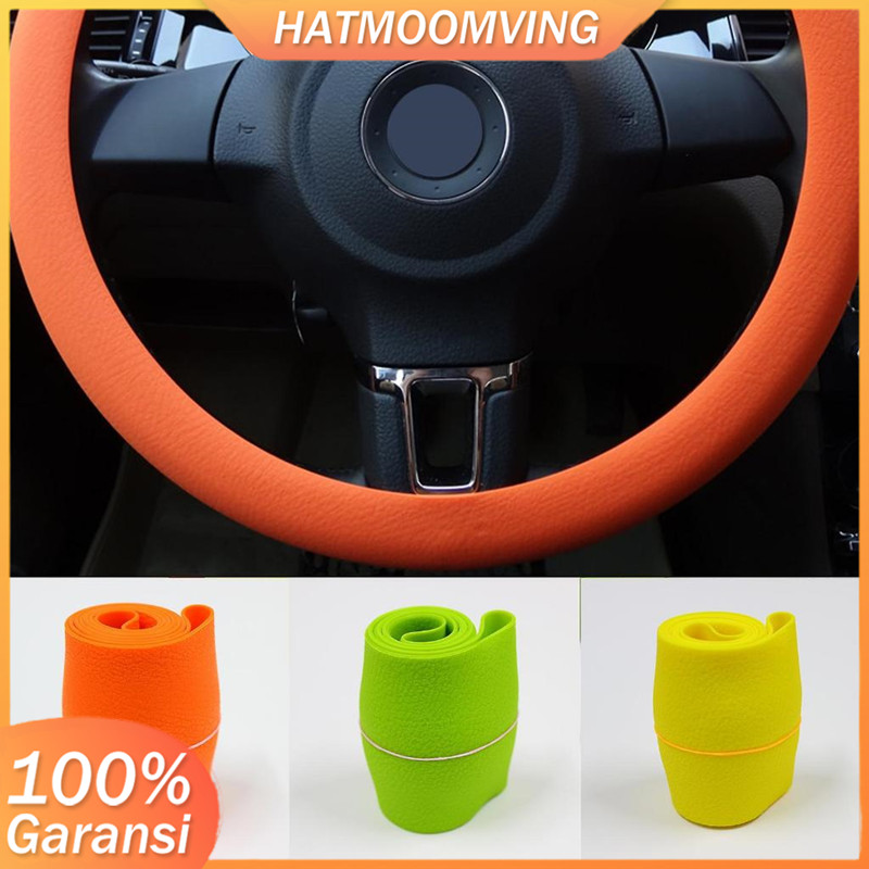 Jual New Sarung Stir Mobil Silikon Penutup Roda Kemudi Mobil Pelindung ...