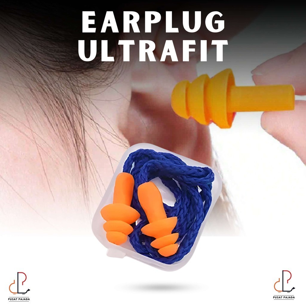 Jual ZEN Earplug UltraFit Corded Ear Plug Penutup Telinga Dengan Box ...