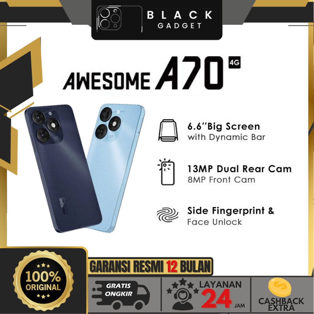 Jual itel A70 ROM 4/128GB - 13MP Super HDR Camera - Big Screen with ...