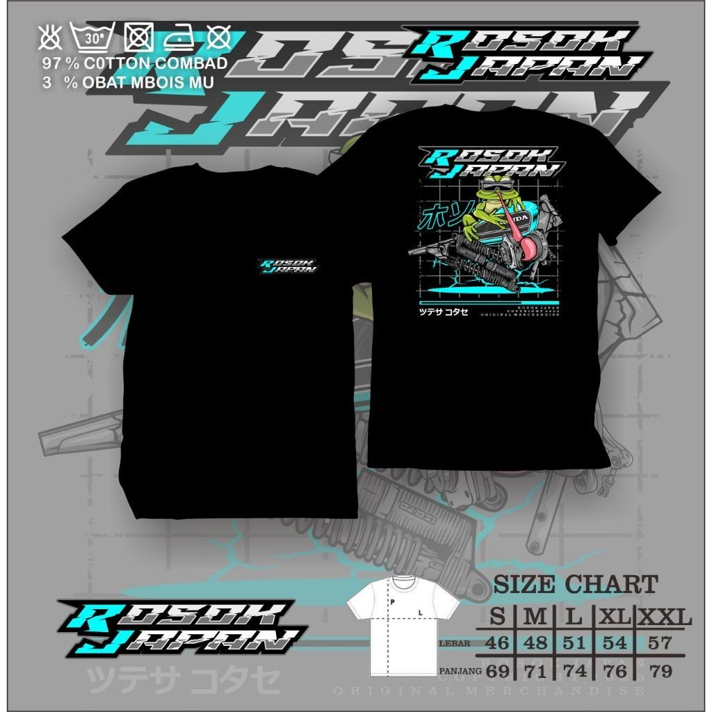 Jual KAOS ROSOK JAPAN VOL 6 //KAOS OTOMOTIF//KAOS CB GL TIGER HEREK ...