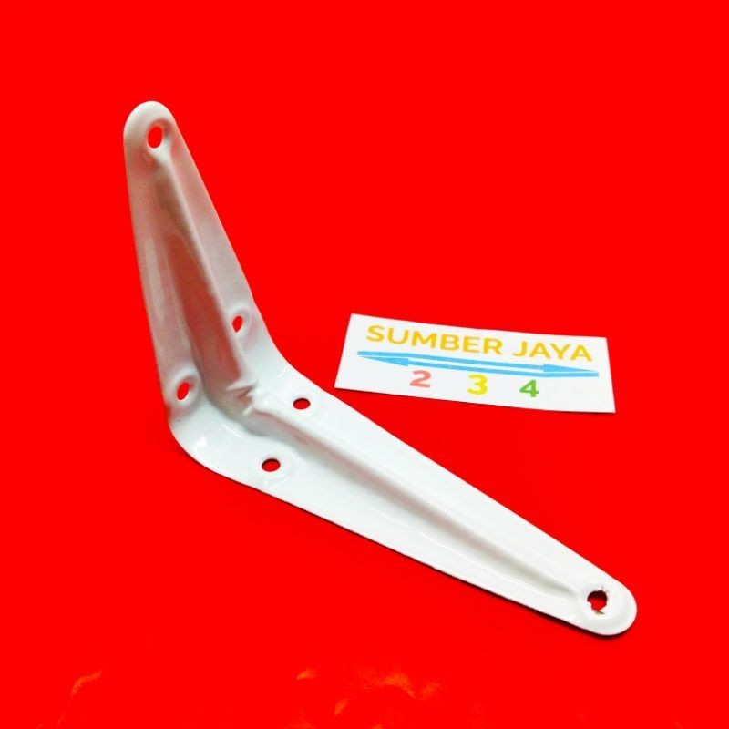 Jual Siku Rak Besi L 3 X 4 PUTIH 7 X 9.5 CM Ambalan Besi Rak Kayu ...