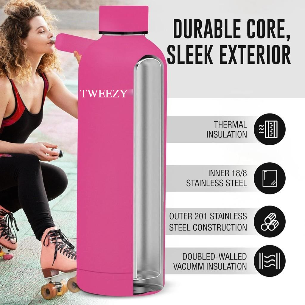 Jual Termos Botol 500ml Vacuum Insulated Stainless Steel Flask Doff ...