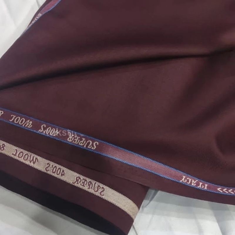 Jual Kain Eclipse Merah Maroon Doff Bahan Setelan Jas,Celana,Rok,Blazer ...