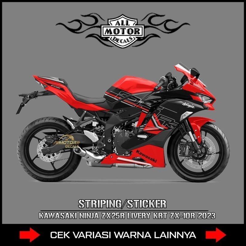 Jual Striping Zx25R Motif Desain Krt / Decal Ninja Zx25r Livery Krt ...