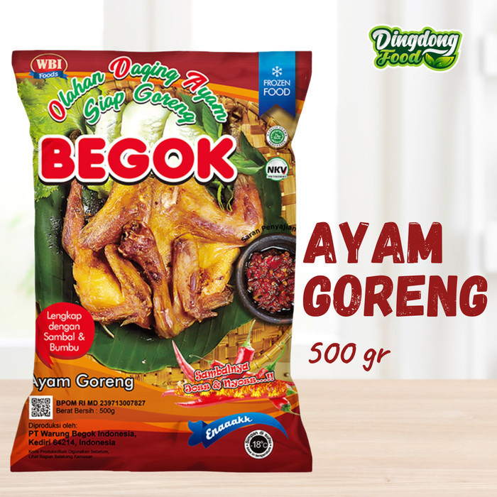 Jual Ayam Bakar Ayam Goreng Begok Ayam Utuh Frozen Siap Masak 500 gr ...