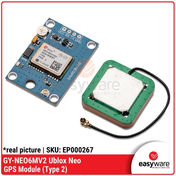 Jual EAS27 GPS MODULE UBLOX NEO 6M V2 GPS UBLOX NEO GY-GPS6MV2 - Type 2 ...