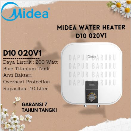 Jual Midea WATER HEATER D10 020V1 / D10-02V1 Luxury Series | Shopee ...
