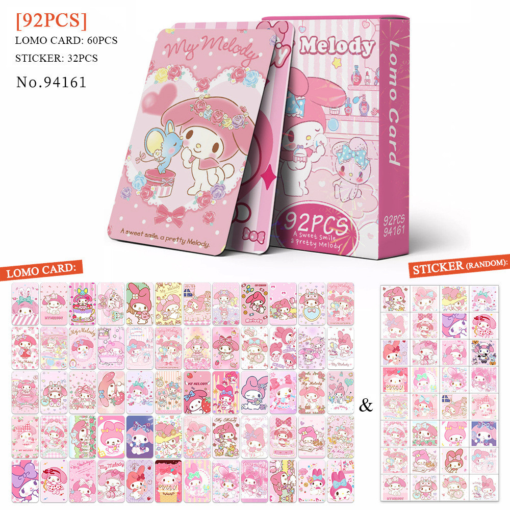 Jual 92PC LOMO CARD PHOTOCARD PC SANRIO MY MELODY | Shopee Indonesia