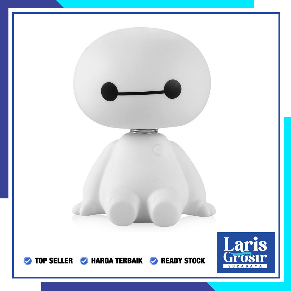 Jual Boneka Robot Kepala Goyang Baymax Mainan Mobil Murah High Quality ...