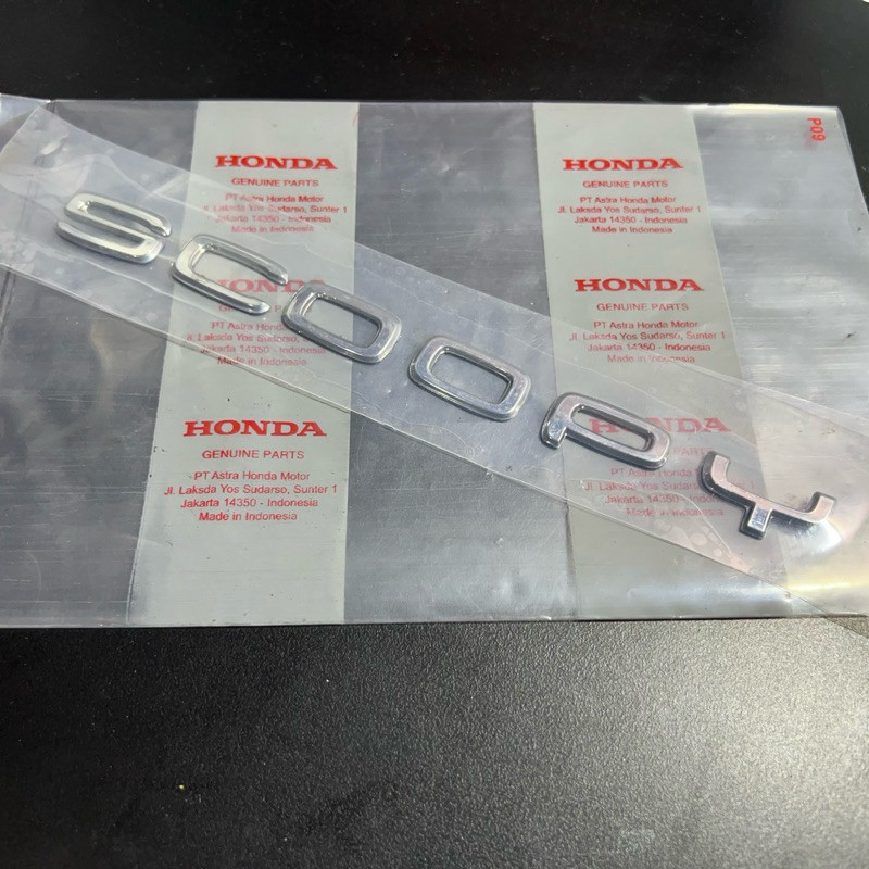 Jual Emblem Scoopy 2021 - 2024 3D Original Honda kode part 86836-K2F ...