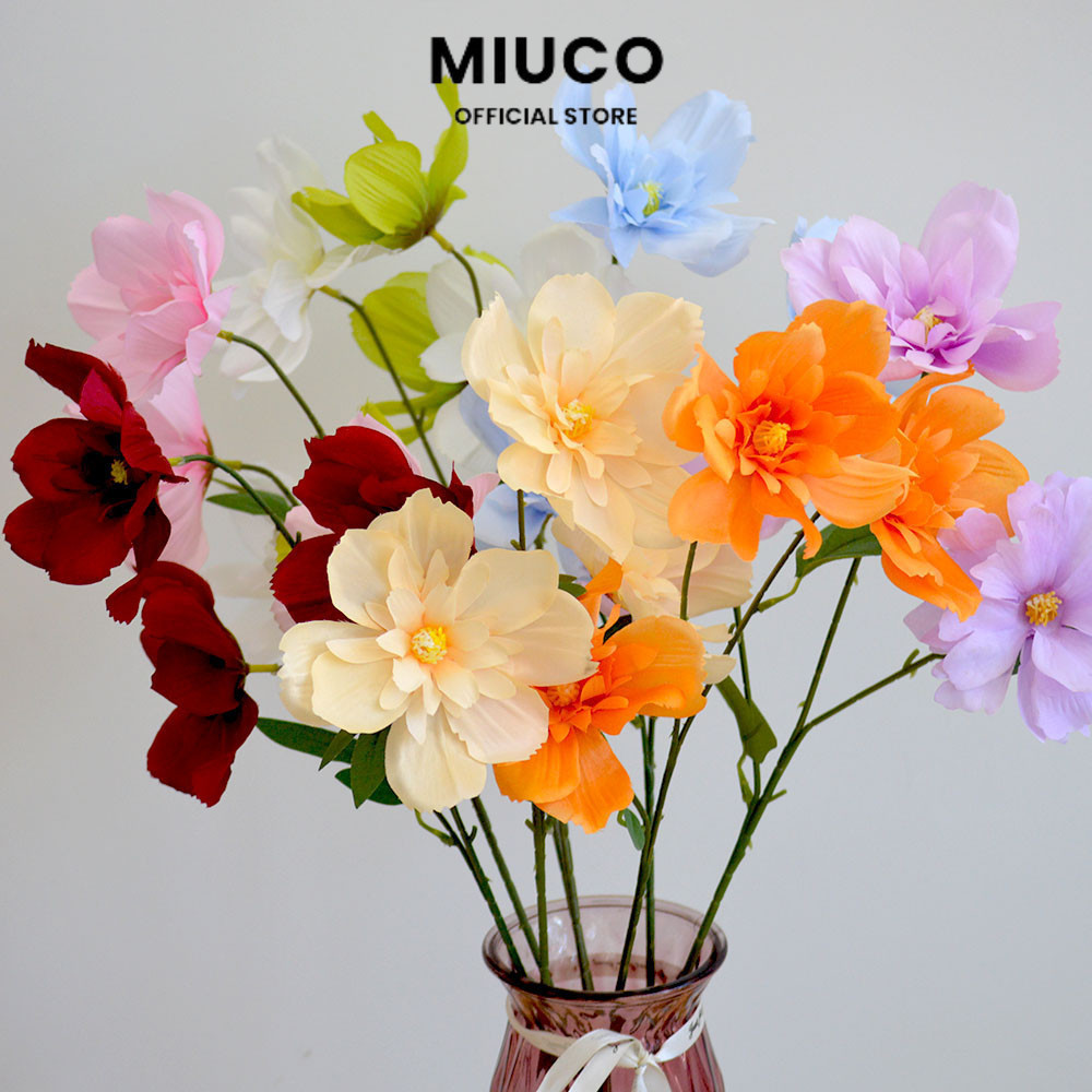 Jual MIUCO - C06 GESANG 65cm Artificial Bunga Mawar 3 Cabang 3 Kuntum ...