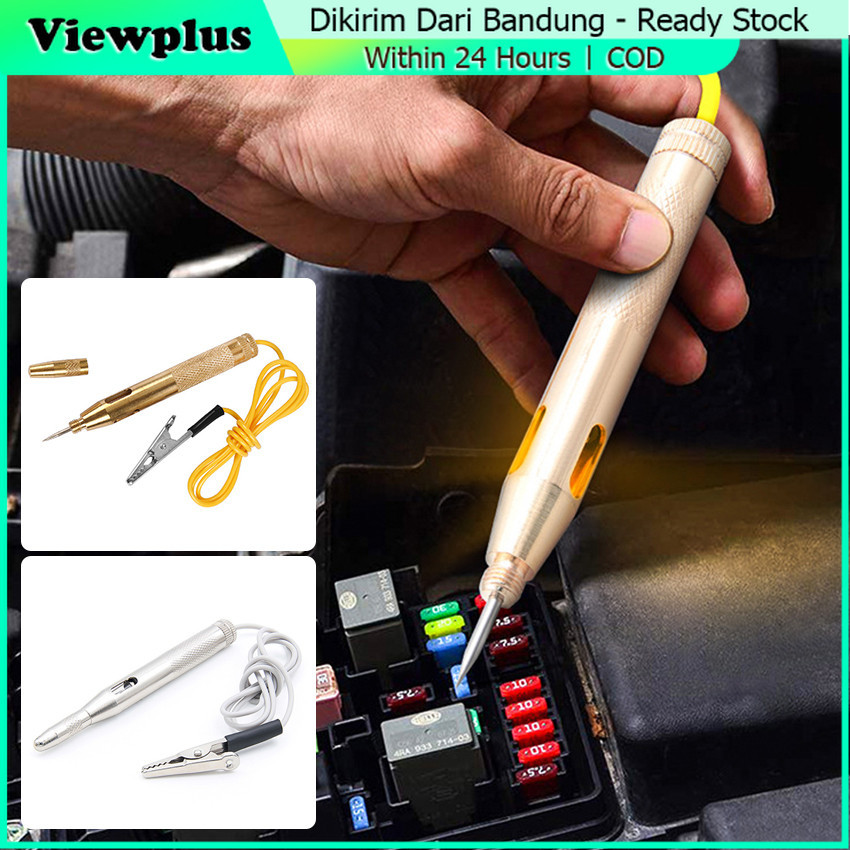 Jual Test Pen DC Otomotif 6V-12V-24V Tester TesPen Alat Deteksi Arus ...