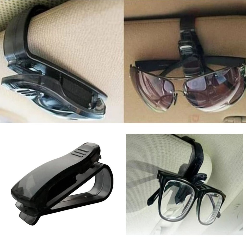 Jual Penjepit Kacamata Mobil Nota Kartu Sun Visor Sunglasses Visor Clip ...