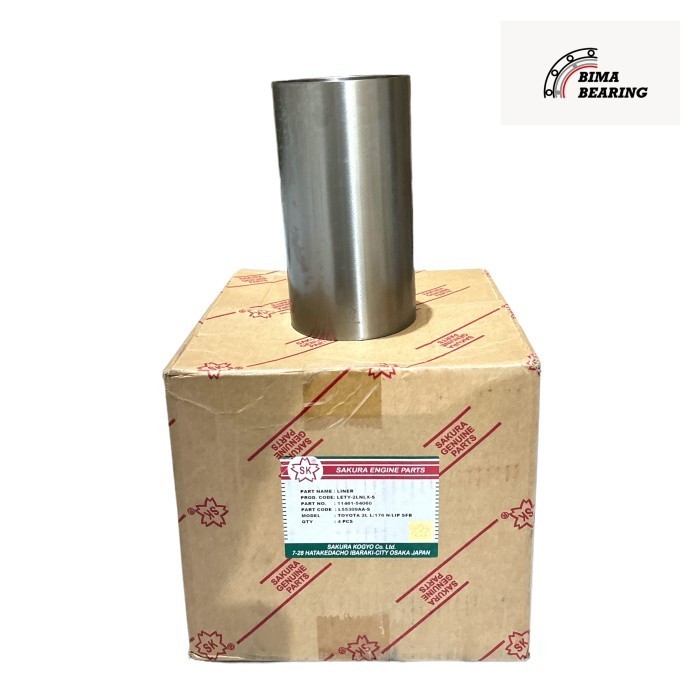Jual LINER BURING TOYOTA KIJANG 7K DIESEL 2L TANPA BIBIR SAKURA JAPAN LINEAR BORING ORIGINAL ...