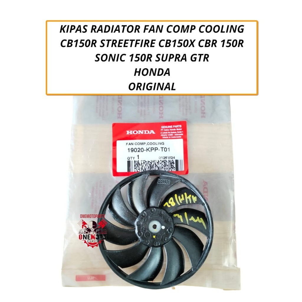 Jual FAN COMP COOLING KIPAS RADIATOR CB150R CB150X CBR 150R SONIC 150R ...