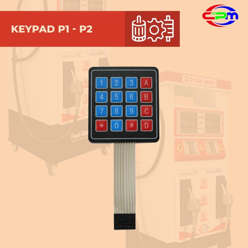 Jual Keypad P1-P2 (ABCD) untuk Pom Mini Pertamini Digital | Shopee Indonesia