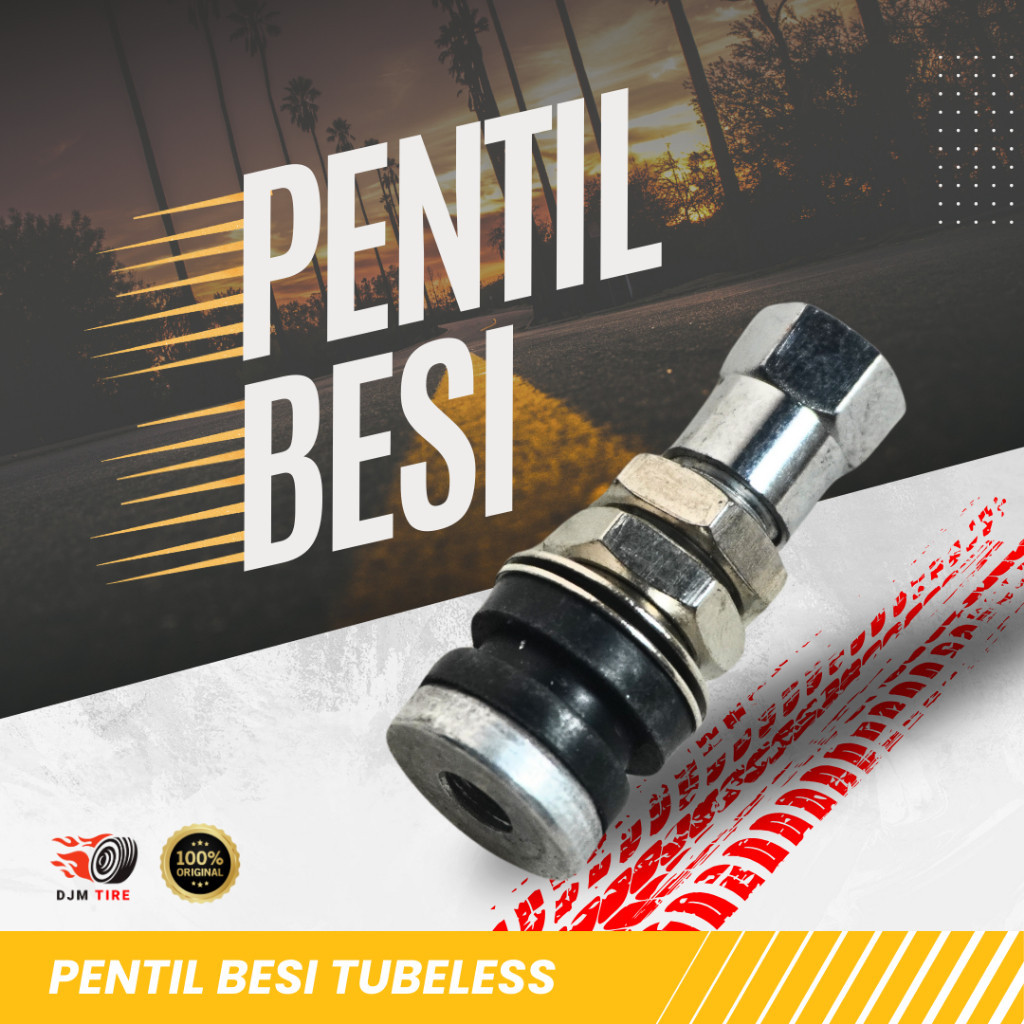 Jual DJM Pentil ban tubeless besi | Shopee Indonesia