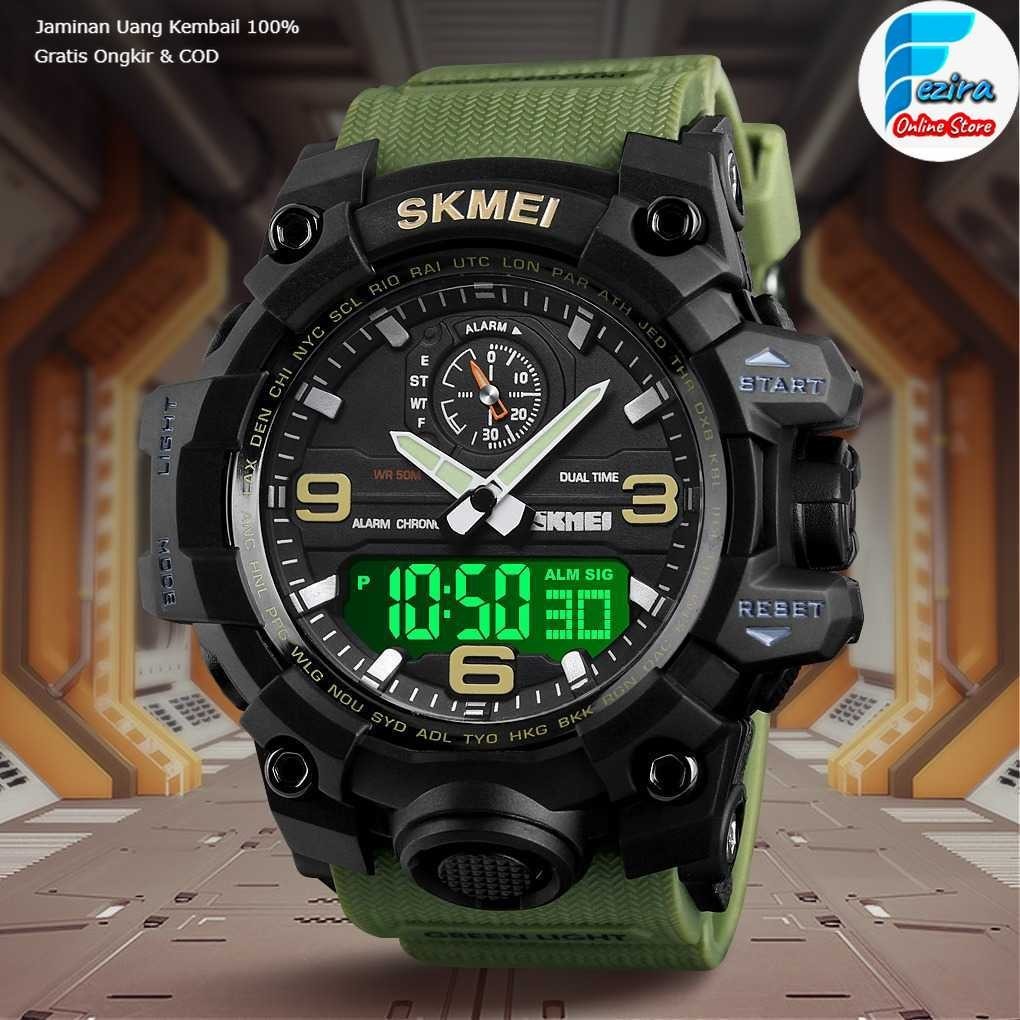 Jual SKMEI Jam Tangan Analog Digital Pria - 1586 | Shopee Indonesia