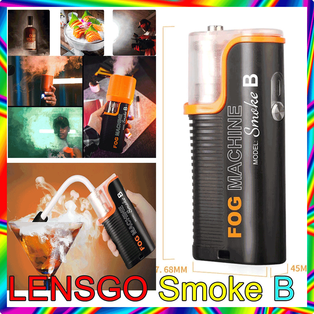 Jual LENSGO Smoke B 40W Dry Ice Smoke Effect HandHeld Smoke Fog Machine ...