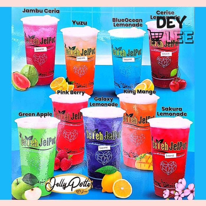 Jual Es Teh Rasa Buah JELLY POTTER All Variant Bandung | Shopee Indonesia